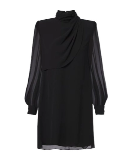 Valentino Garavani Draped Silk Georgette Minidress