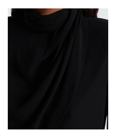 Valentino Garavani Draped Silk Georgette Minidress