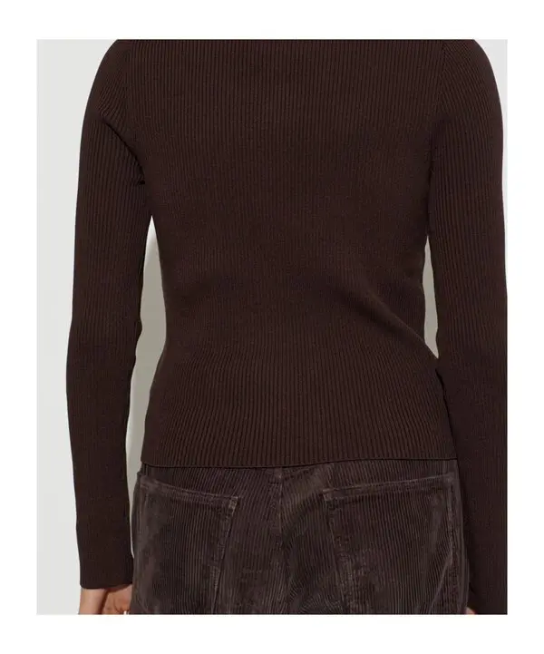 Michael Kors Long-sleeve Knit Top - Brown