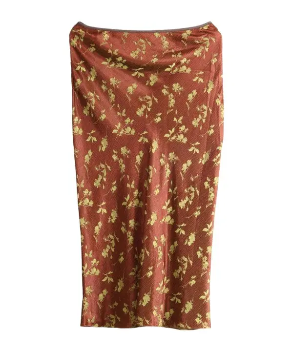 Dries Van Noten Jacquard Midi Skirt