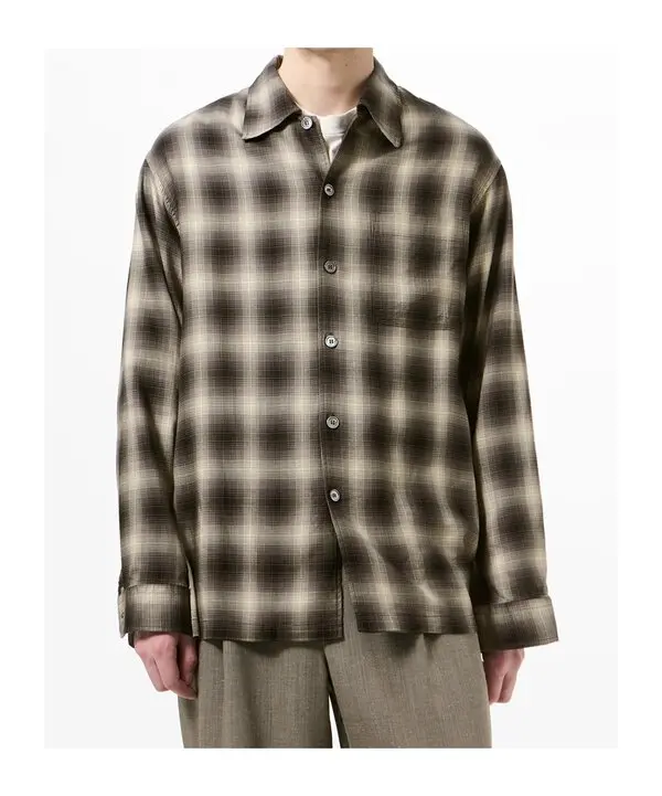 Our Legacy Long-sleeved Plaid Shirt