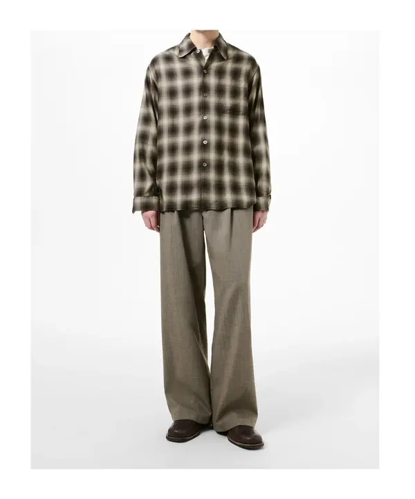 Our Legacy Long-sleeved Plaid Shirt