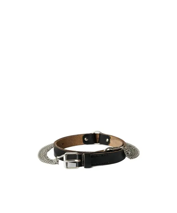 Our Legacy Chain-detail Leather Belt