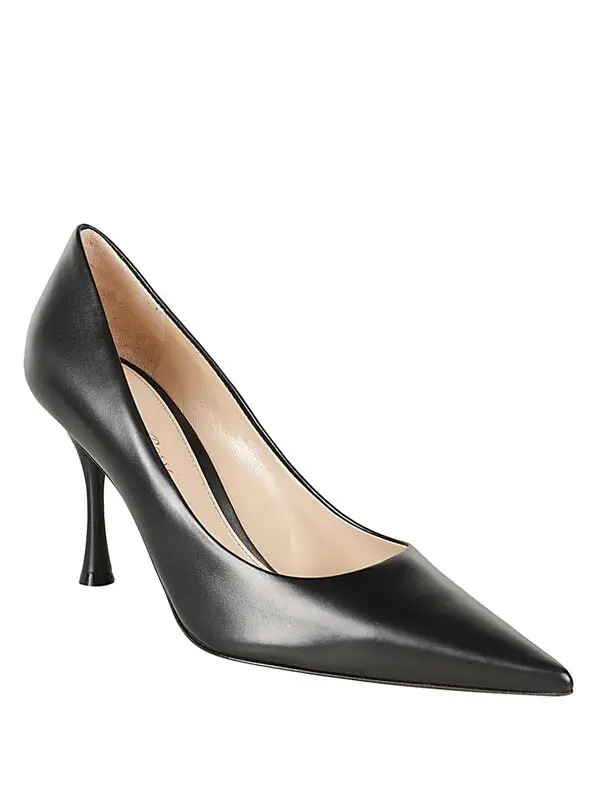 GIANVITO ROSSI 90mm Pointed-toe Leather Pumps