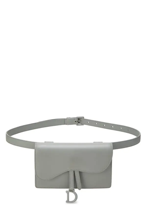 Dior Lambskin Leather Saddle Belt Pouch