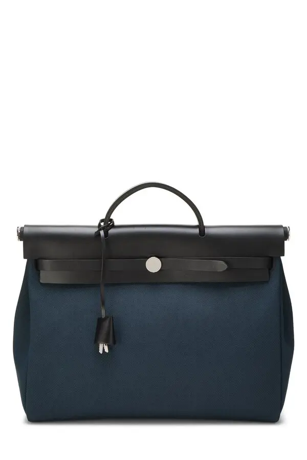 Hermès Blue Herbag Zip 35 - Deep Blue