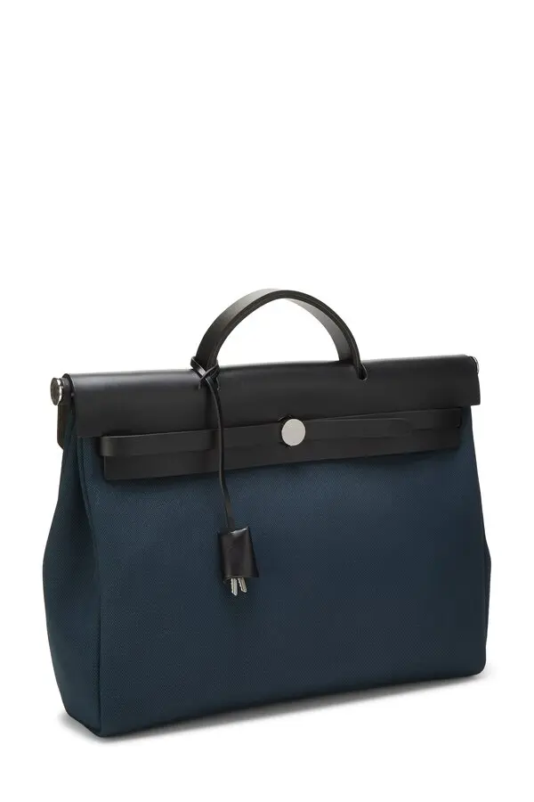 Hermès Blue Herbag Zip 35 - Deep Blue