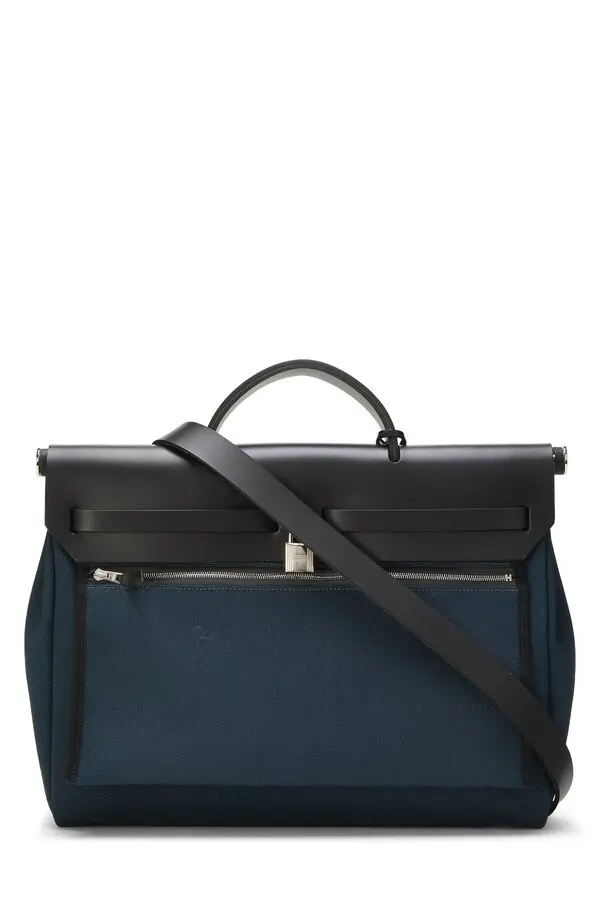 Hermès Blue Herbag Zip 35 - Deep Blue