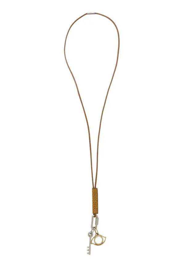 Hermès Lambskin & Lizard Curiosité Key Pendant