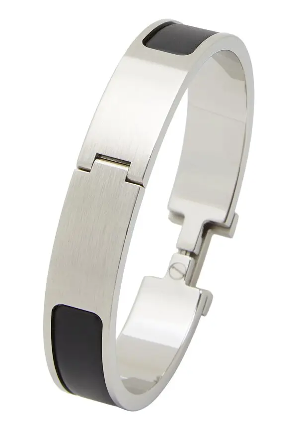 Hermès Silver Clic-clac 'h' Bracelet