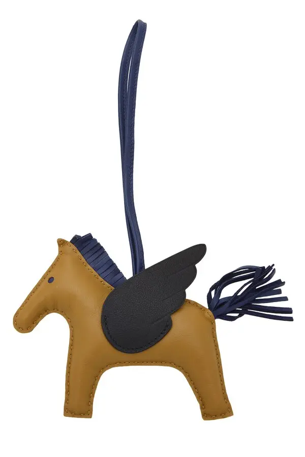 Hermès Multicolor Milo Leather Rodeo Bag Charm - Multi