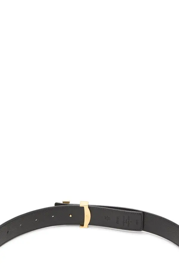 LOUIS VUITTON Monogram Initiales Reversible Ceinture 80