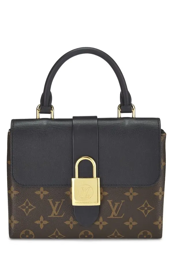 LOUIS VUITTON Monogram Canvas Locky - Black