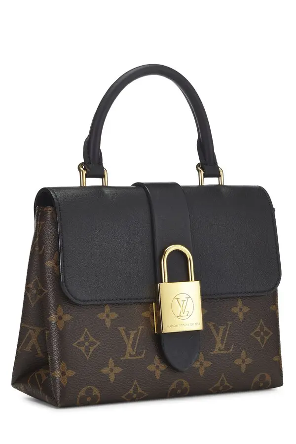 LOUIS VUITTON Monogram Canvas Locky - Black