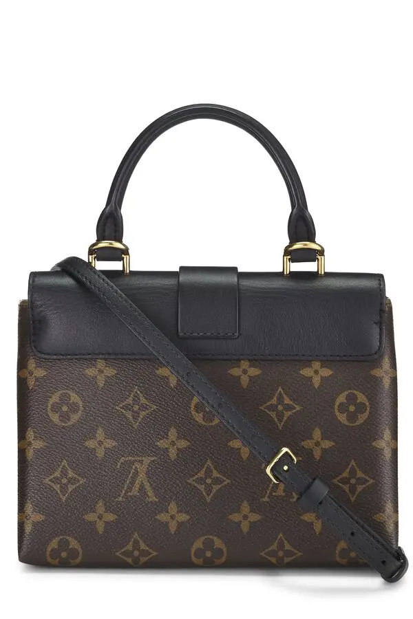 LOUIS VUITTON Monogram Canvas Locky - Black