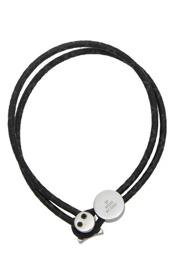 LOUIS VUITTON Monogram Eclipse Canvas Catch It Bracelet