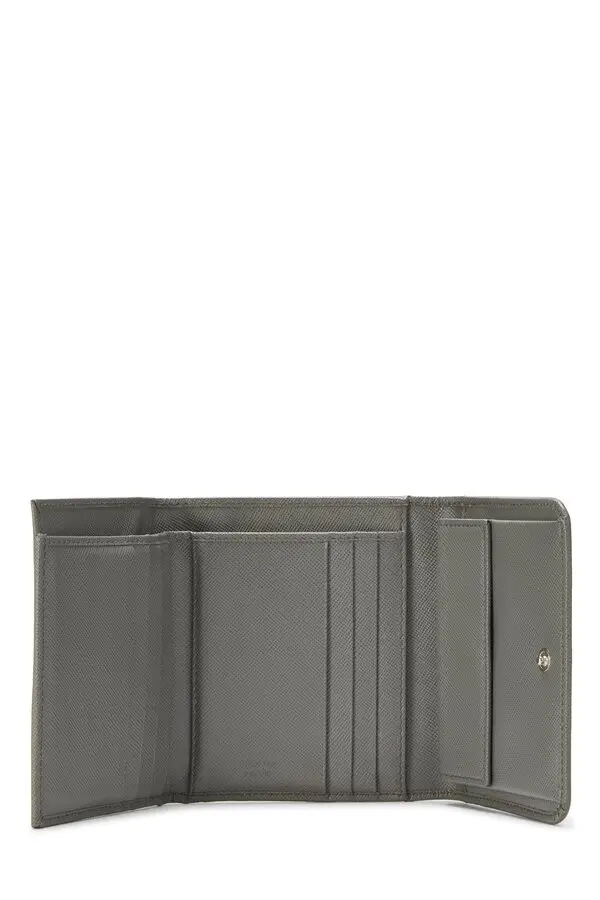 Prada Saffiano Compact Wallet