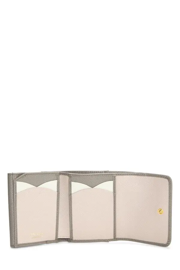 Prada Saffiano Compact Wallet