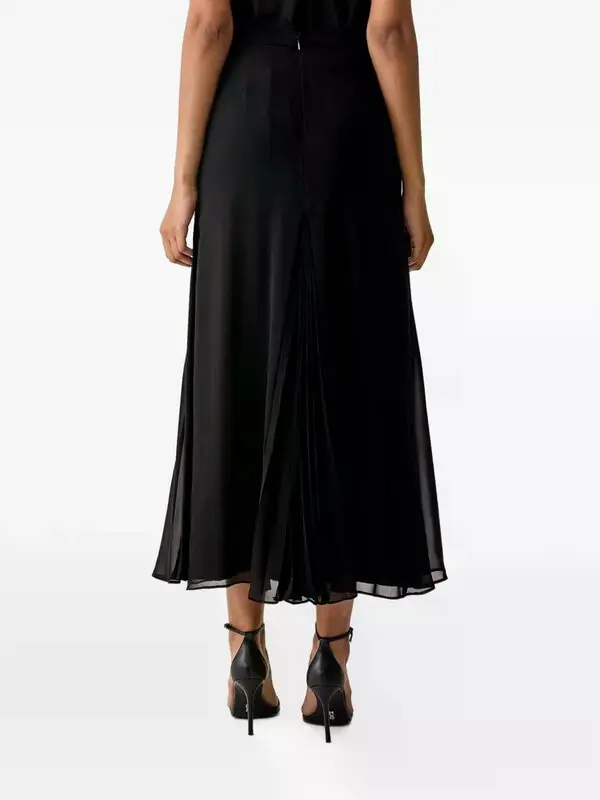 Luisa Spagnoli Frizione Pleated-insert Midi Skirt