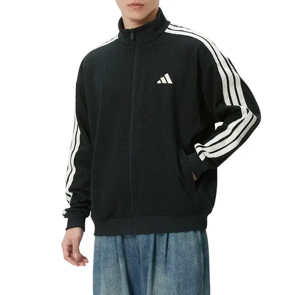 Adidas Sports Jacket Asia Sizing 'black White