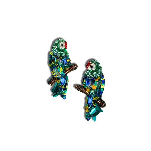 SIMITRI Parrot Earrings