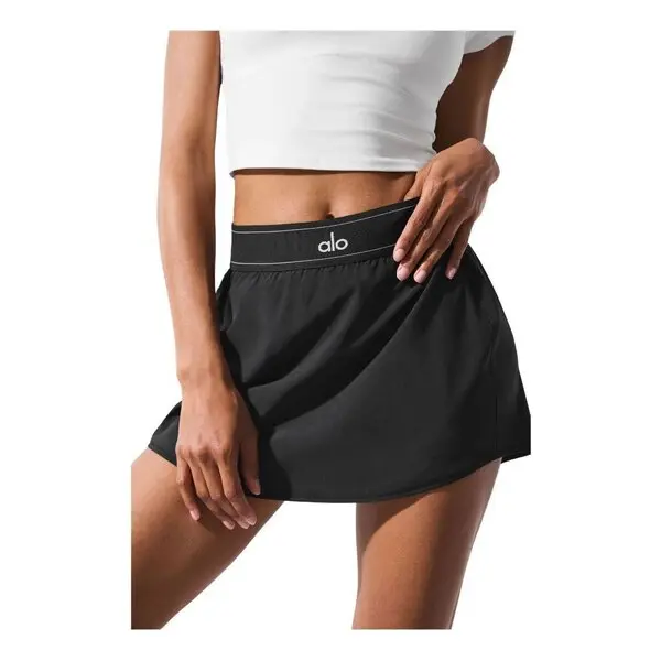 Alo Yoga Match Point Skirt - Black