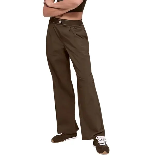 Alo Yoga Suit Up Trouser Regular - Espresso
