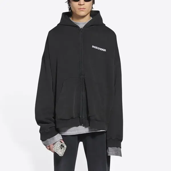 Balenciaga Turn Zip-up Hoodie Wide Fit