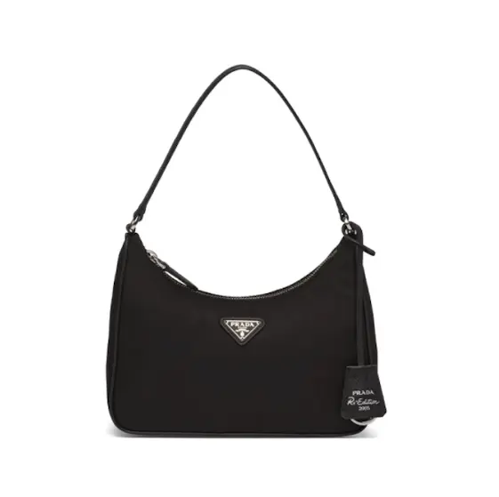 Prada Re-edition 2005 Re-nylon Mini Hobo Bag - Black