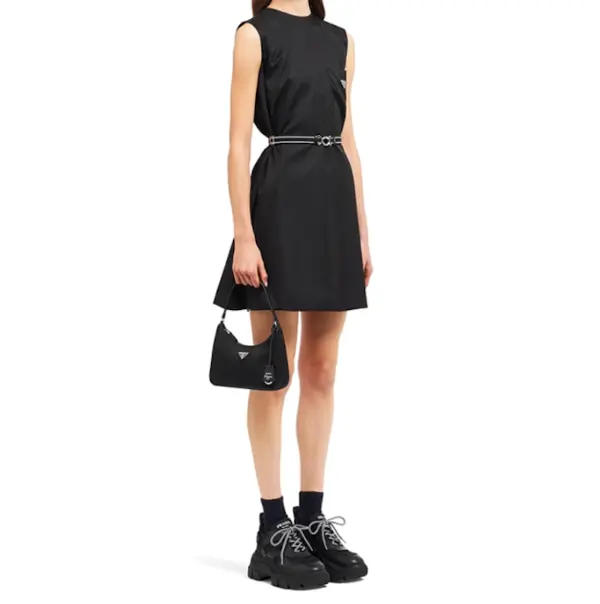 Prada Re-edition 2005 Re-nylon Mini Hobo Bag - Black