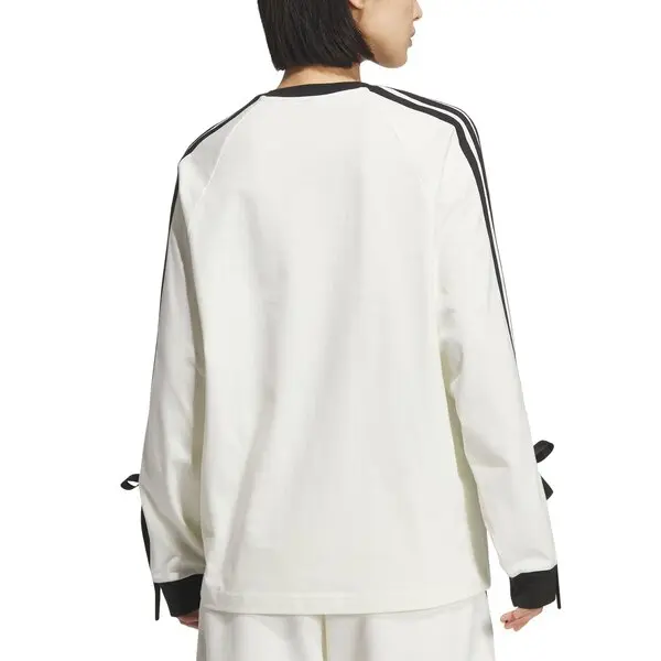 Adidas Dance Long Sleeve Top 'white Black