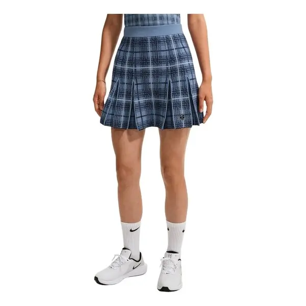 Nike Fairway Fresh Plaid Sweater Skirt Asia Sizing