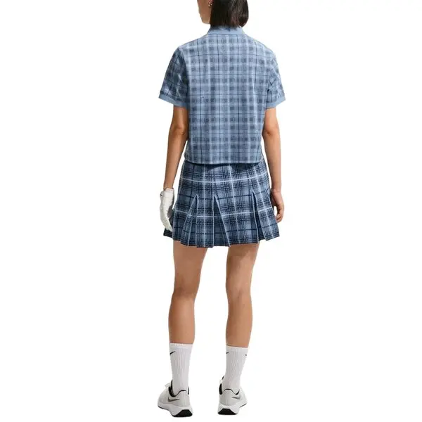 Nike Fairway Fresh Plaid Sweater Skirt Asia Sizing