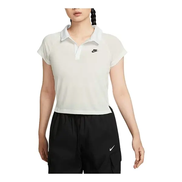 Nike Retro Polo Shirt - White