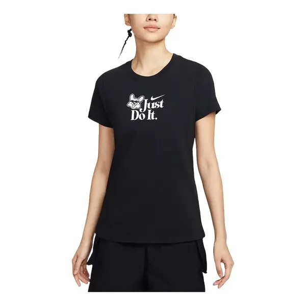 Nike Sports Casual Short-sleeve T-shirt - Black
