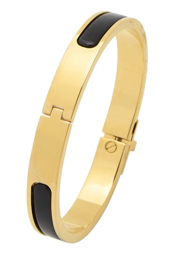 Hermès Clic Kelly Bangle Pm - Black