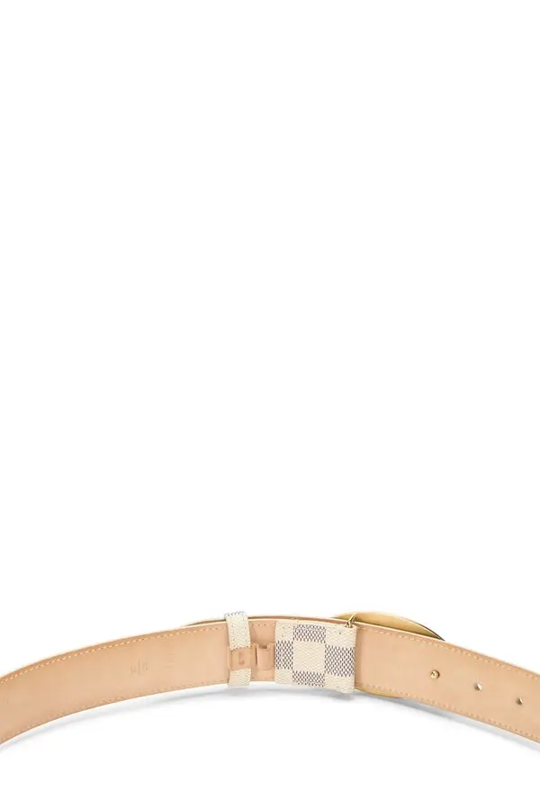 LOUIS VUITTON Damier Azur Voyage Ceinture 90