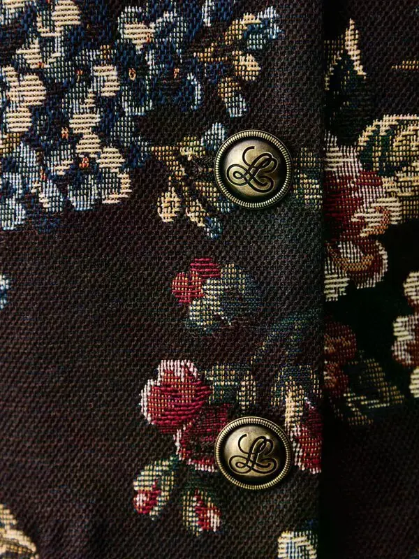Luisa Spagnoli Semaforo Floral-jacquard Waistcoat