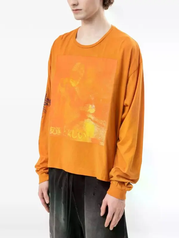 MARKING DISTANCE Graphic-print Long-sleeve T-shirt