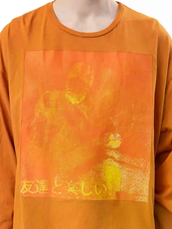 MARKING DISTANCE Graphic-print Long-sleeve T-shirt