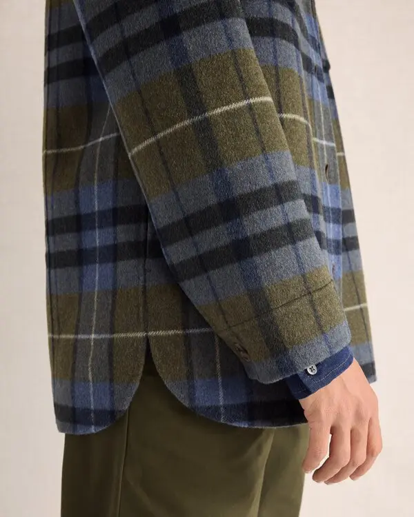 HAVEN WELL WITHIN Wool Blend Plaid Shacket