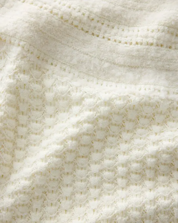 HAVEN WELL WITHIN Heirloom Mixed Stitch Crewneck Sweater - Nightfall