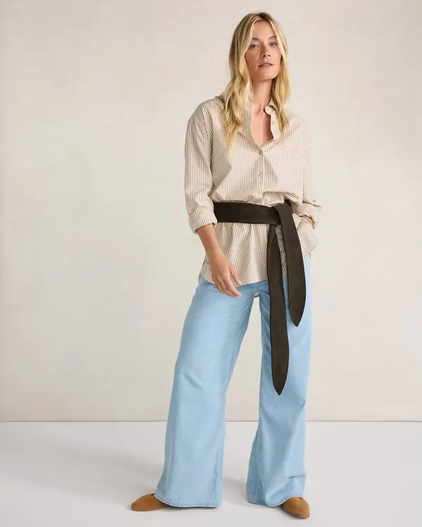 HAVEN WELL WITHIN Italian Suede Tie Belt