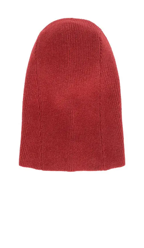 FAVORITE DAUGHTER The Button Balaclava In Red