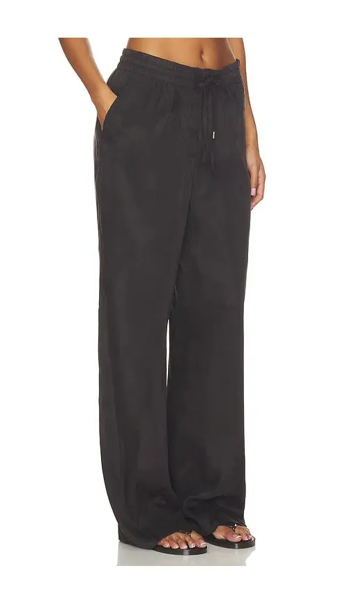 Helmut Lang Fluid Po Pant In Brown