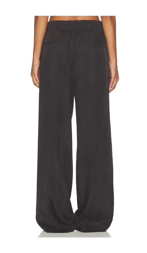 Helmut Lang Fluid Po Pant In Brown