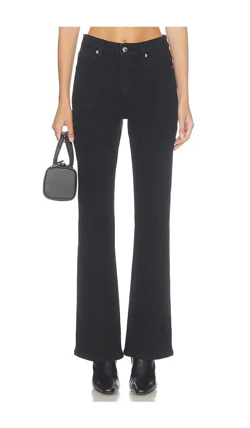 Rolla's Midtown Bootcut Jeans In Black