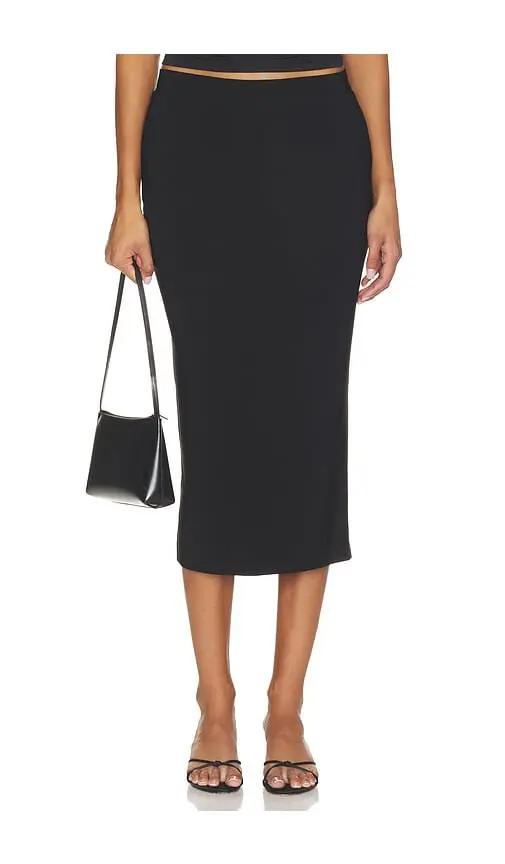 Norma Kamali Flat Front Straight Skirt