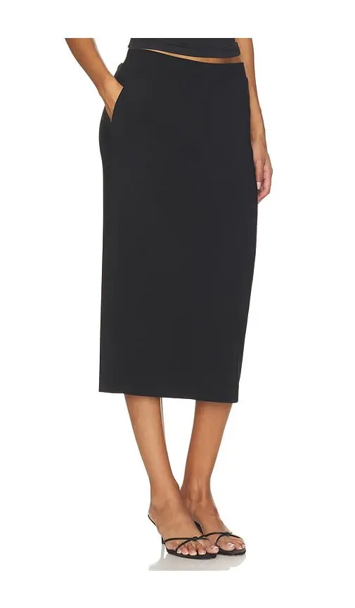 Norma Kamali Flat Front Straight Skirt