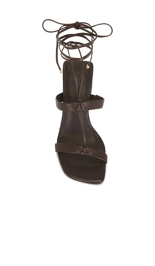 Cult Gaia Bri Sandal In Chocolate